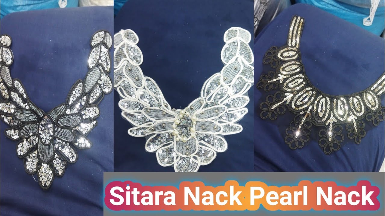 Fancy Gala |3D fancy Gala|Sitara Neck|Indian fancy Nack|Pearl Neck ...