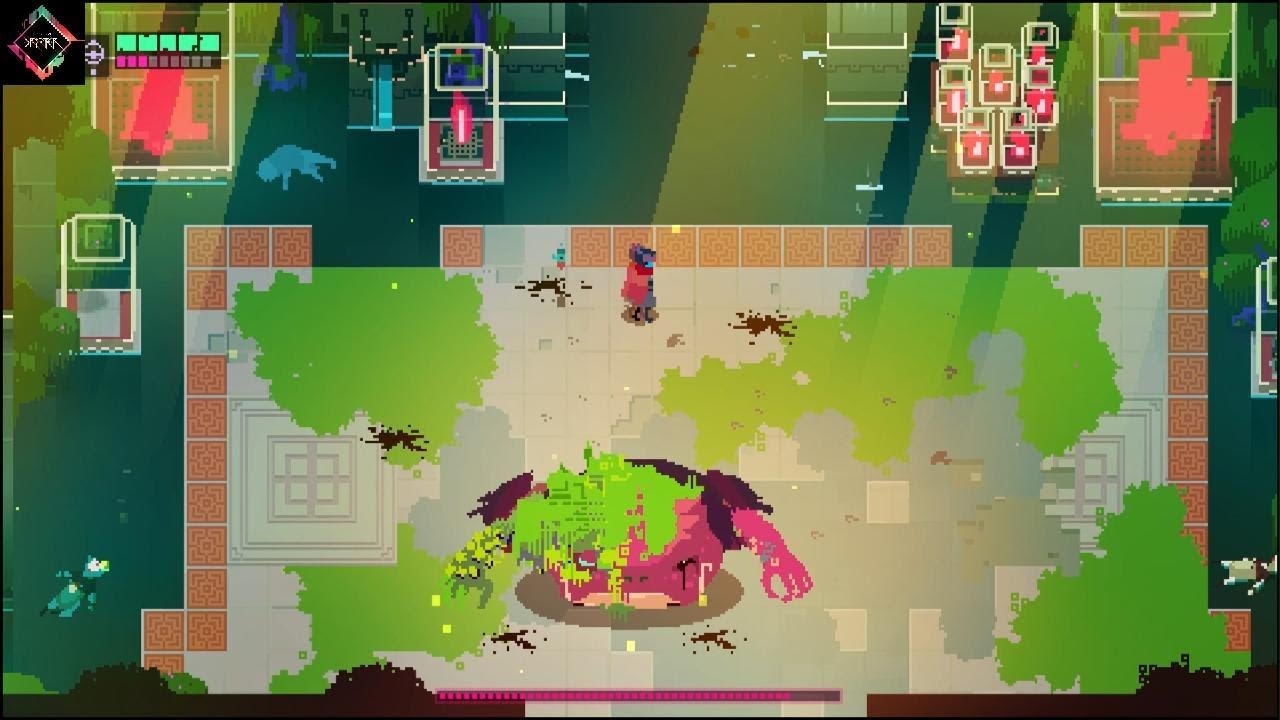 Hyper Light Drifter First Boss PS5 Gameplay - YouTube