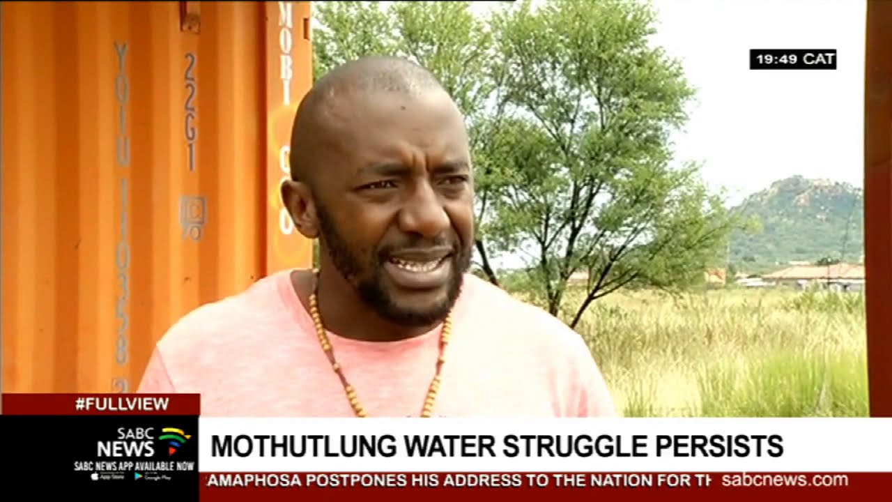 World Water Day I Mothotlung residents without water for the past week ...