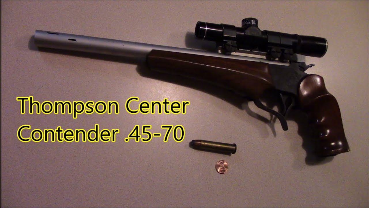 Thompson Center Contender .45-70 - YouTube