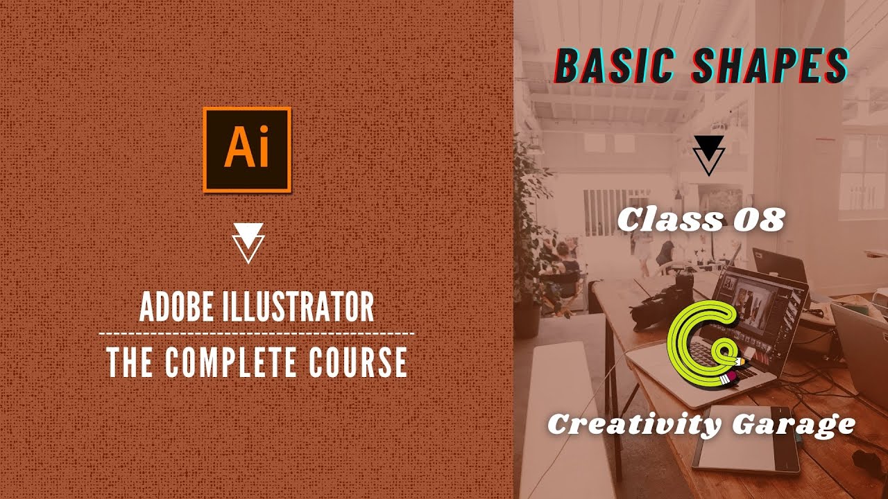 Adobe Illustrator Course - Class 08 (Basic Shapes) - YouTube