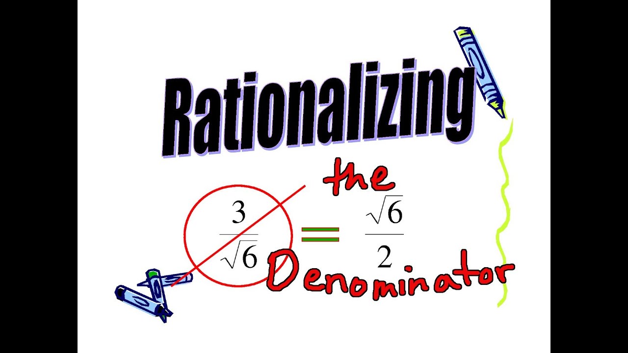 Rationalizing the Denominator - YouTube