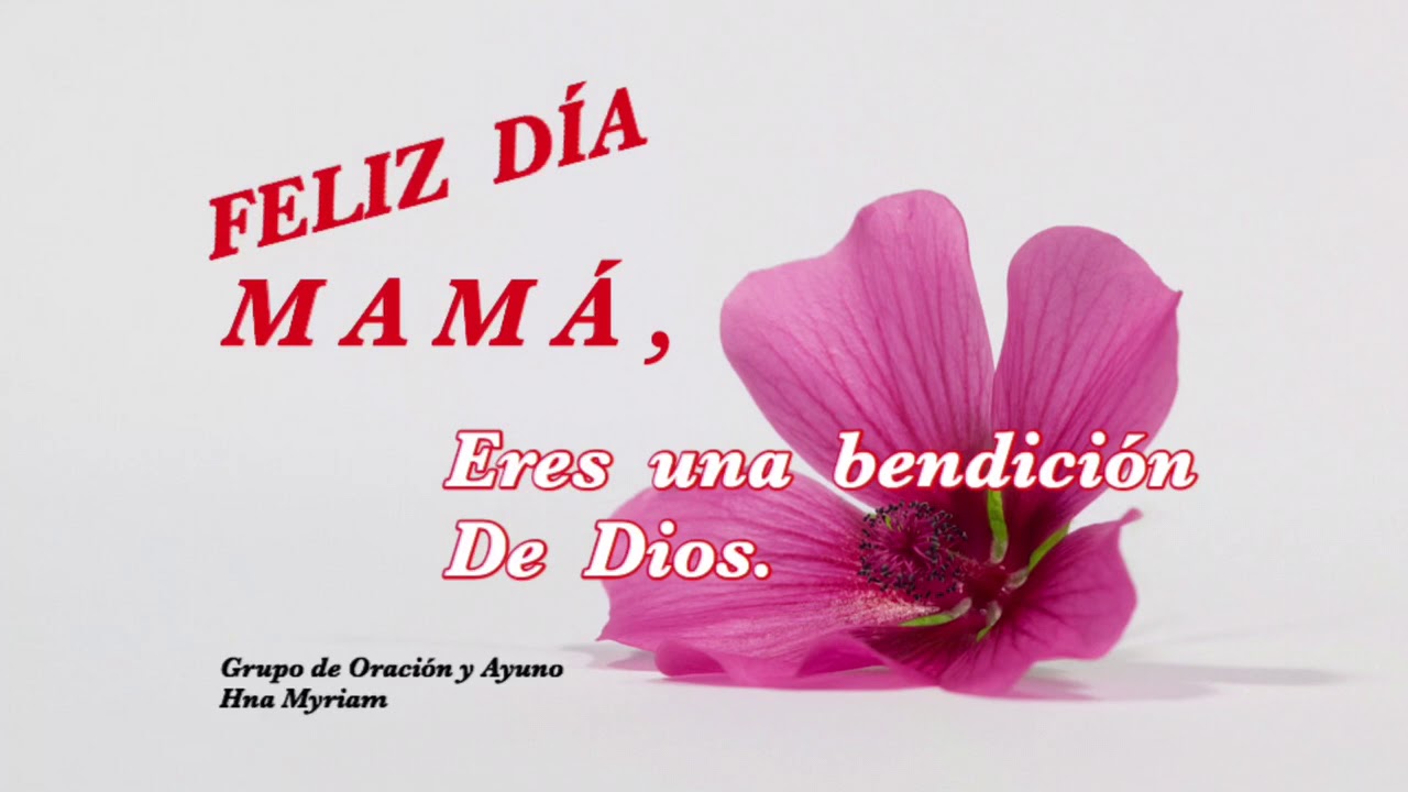 FELIZ DÍA DE LAS MADRES 🌹 FELIZ DÍA MAMÁ 😇 DIOS TE BENDIGA MAMÁ - YouTube