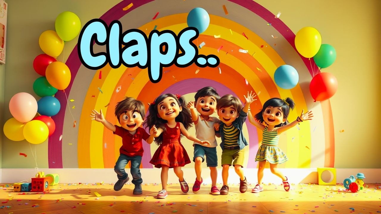 Clap, Clap, Clap Your Hands | Fun Dance Song for Kids | Action Song for ...