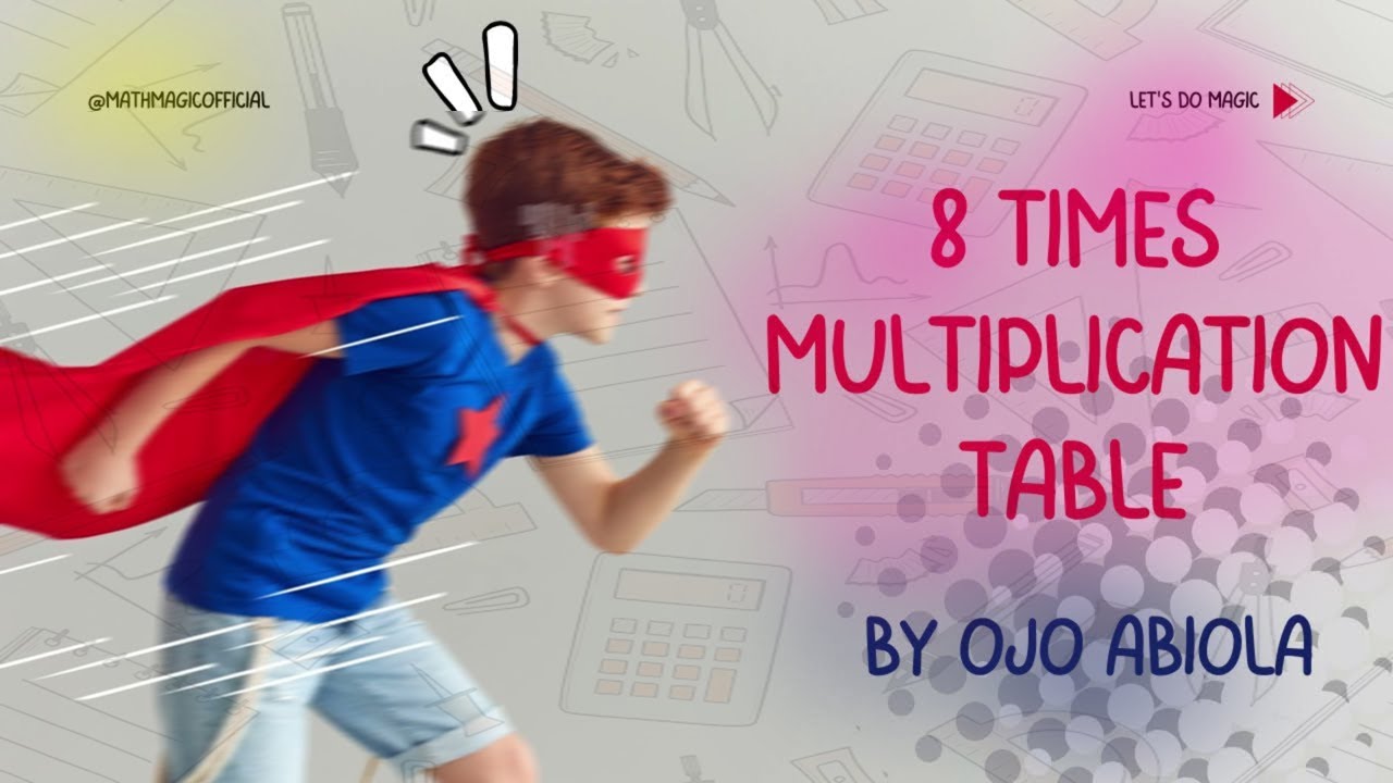 8 Times Multiplication Table Grade 4 Grade 5 YouTube 8 Times Multiplication Table Grade 4 Grade 5 YouTube