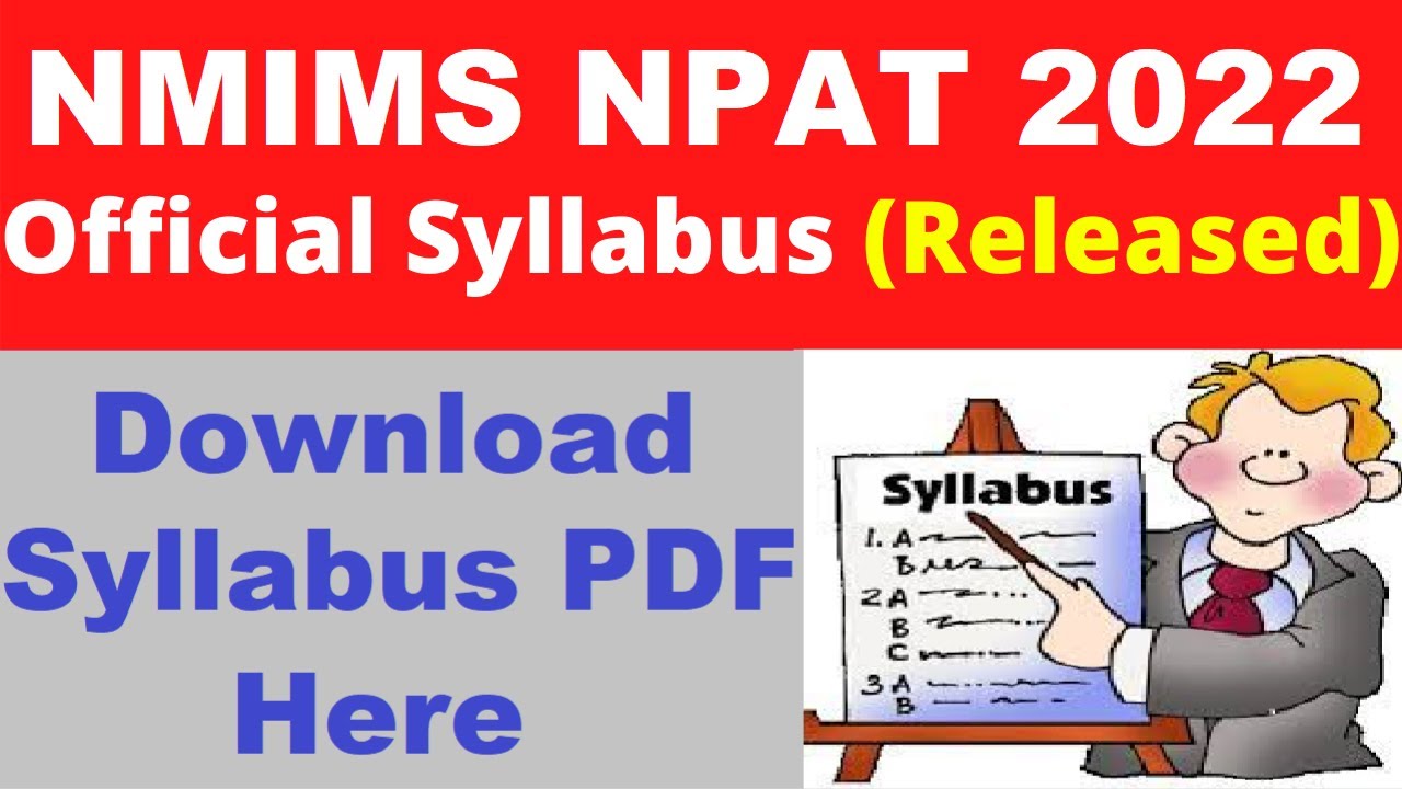 NMIMS NPAT 2022 Syllabus (Released) - Check & Download NMIMS NAPT 2022 ...