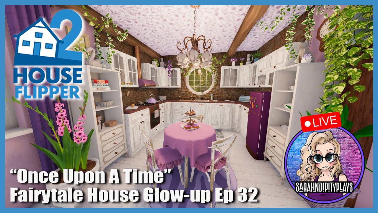 HouseFlipper2 Ep 32 - FairyTale house glow-up #houseflipper2 # ...