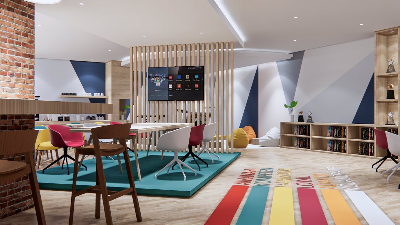Interior Design Creative Space | Cinematic Animation - YouTube