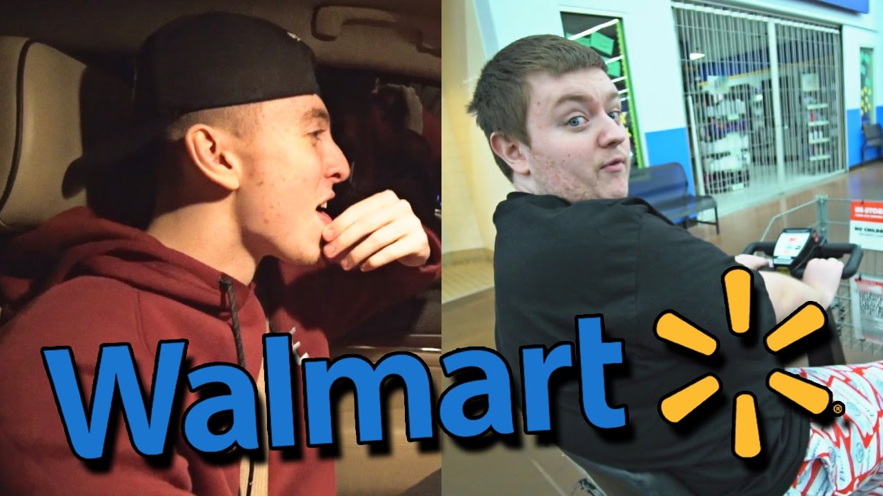 THE FUNNIEST LATE NIGHT WALMART RUN - YouTube