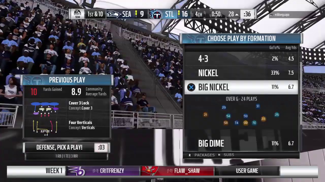 Rivals league Titans vs Seahawks season 4 - YouTube