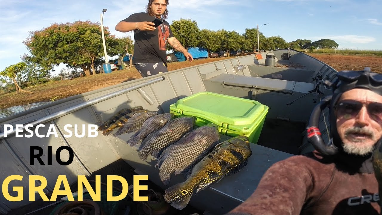 Pesca sub / Rio grande. - YouTube
