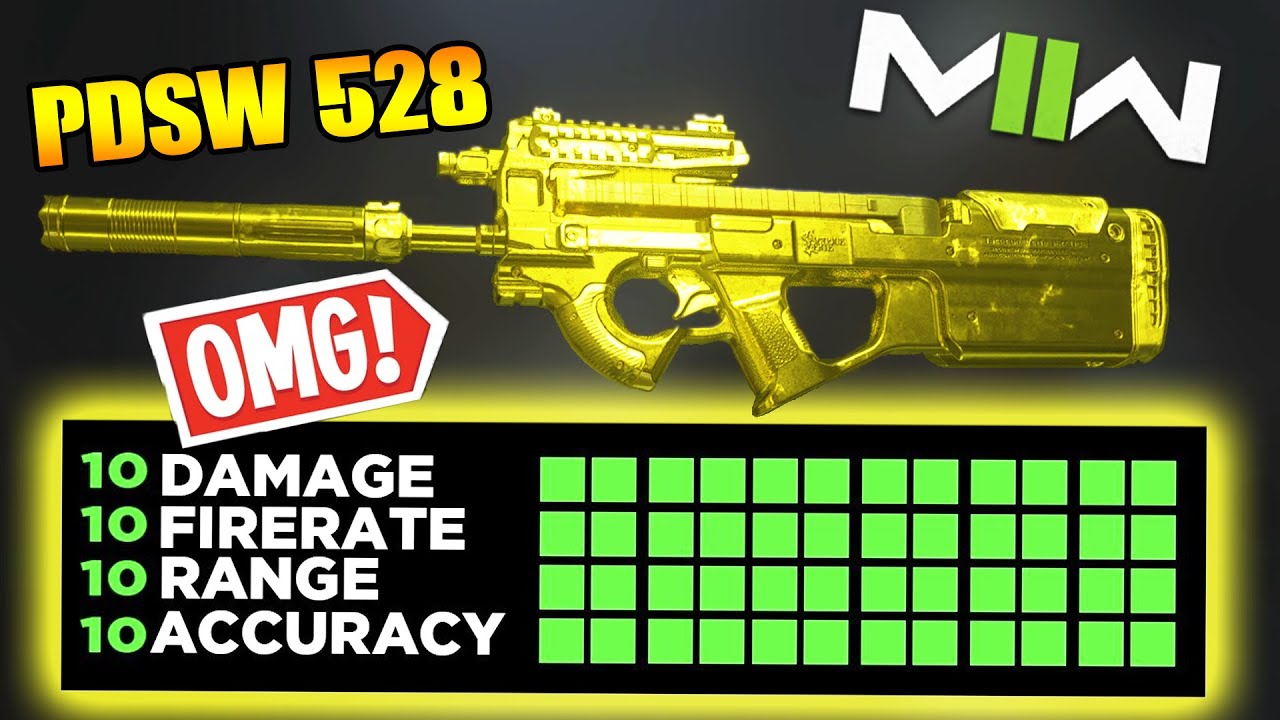 NEW BEST CQC SMG! #1 PDSW 528 CLASS SETUP after UPDATE MW2! (Best PDSW ...