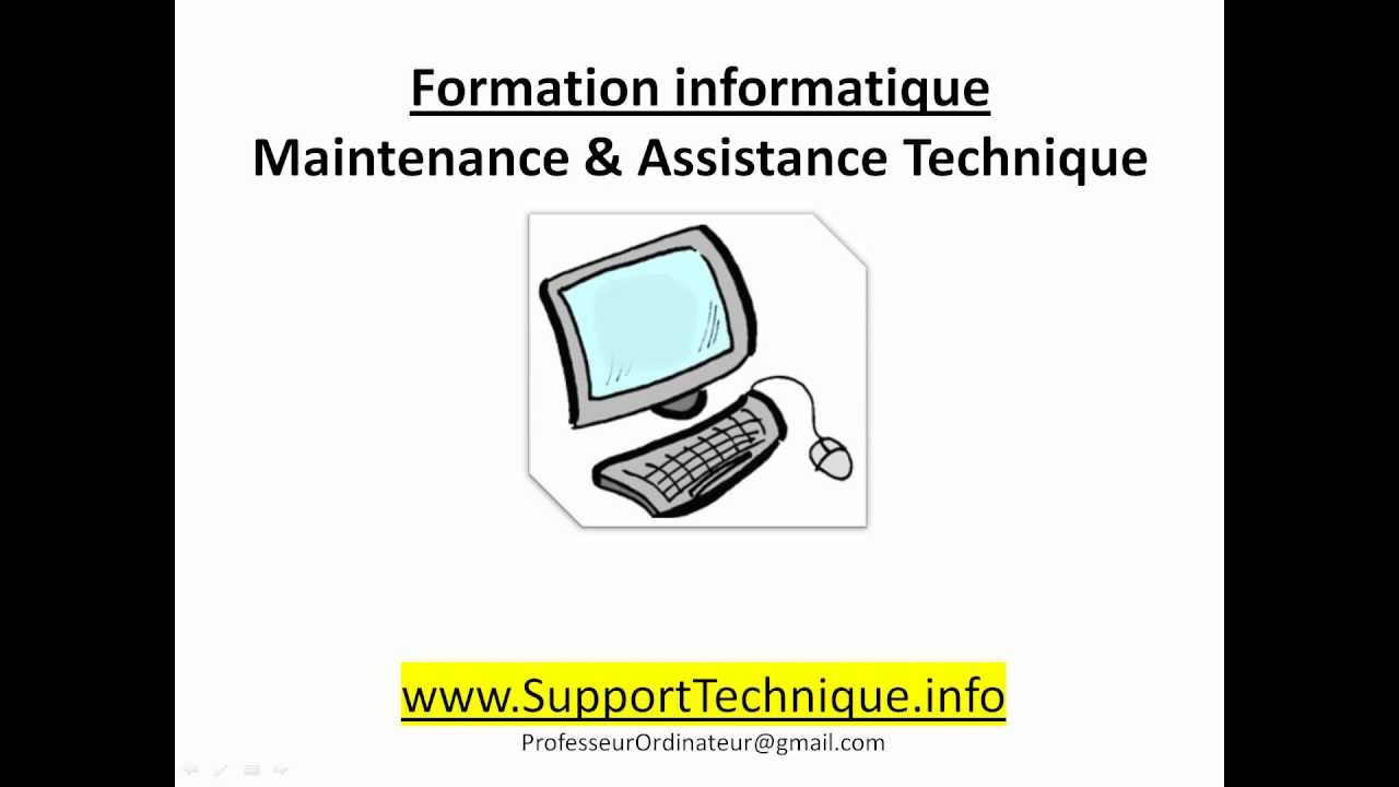 Cours Maintenance #2 - Contenu de la formation - informatique, soutien ...