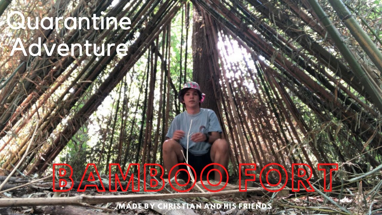 How to make a Bamboo Fort (not really lmao) #1 - YouTube