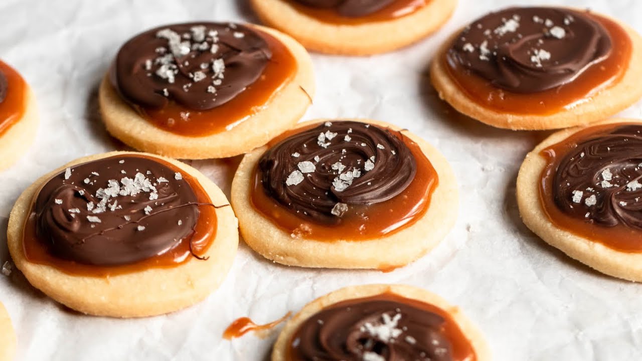 Twix Cookies Recipe | How to make twix cookies - YouTube