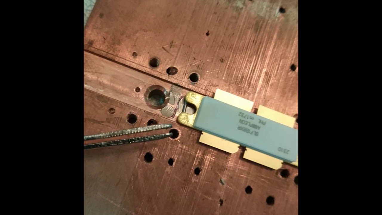 ldmos soldering - YouTube
