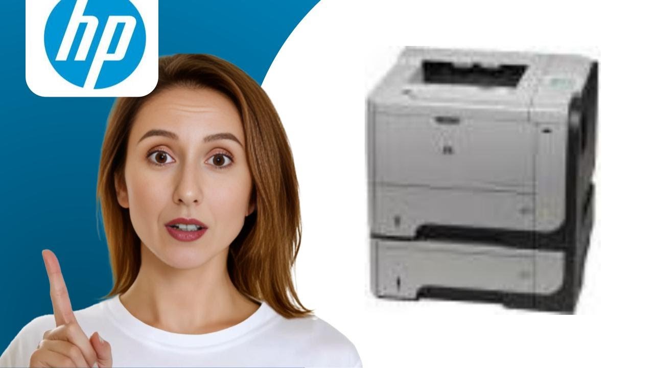 How to Setup Your HP LaserJet P3015 Printer - YouTube