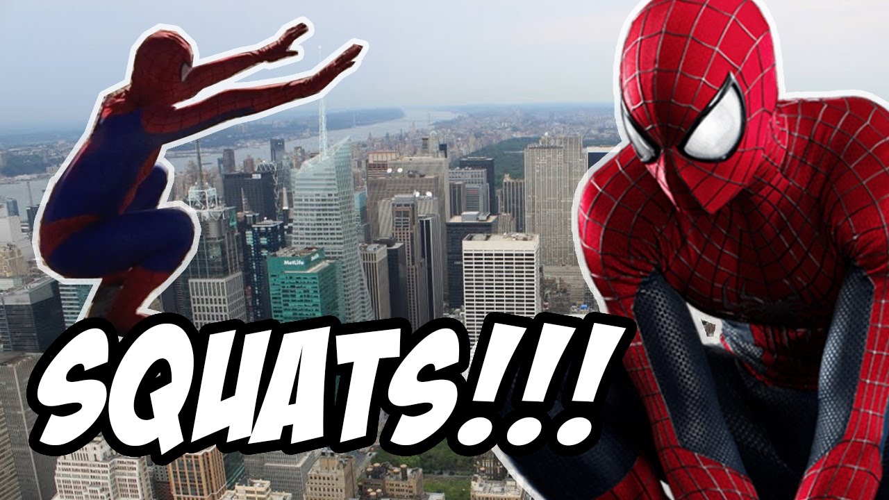How to Squat (Tutorial) | With Spider-Man - YouTube