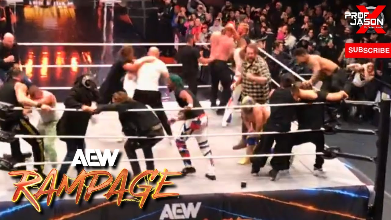 AEW RAMPAGE'S FINAL EPISODE! HUGE BRAWL ERUPTS IN THE CLOSING MOMENTS ...