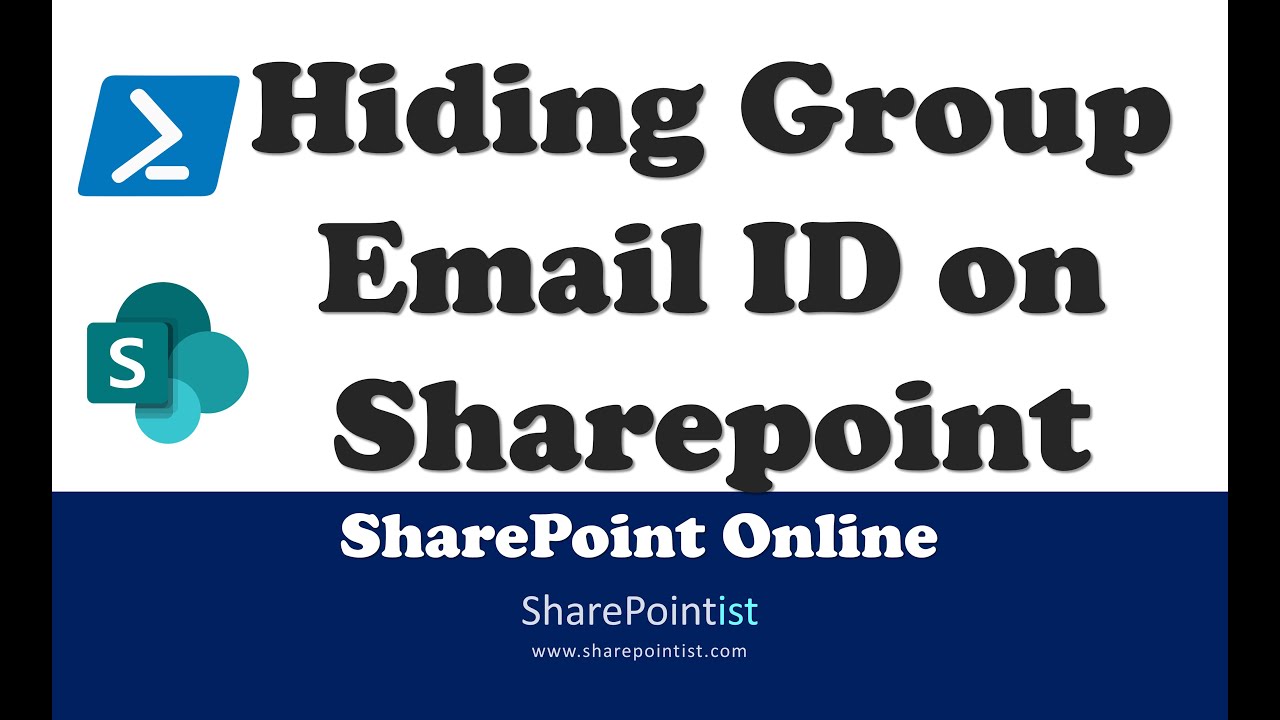 Hiding M365 Group Email Address In SharePoint Online Site YouTube hiding-m365-group-email-address-in-sharepoint-online-site-youtube