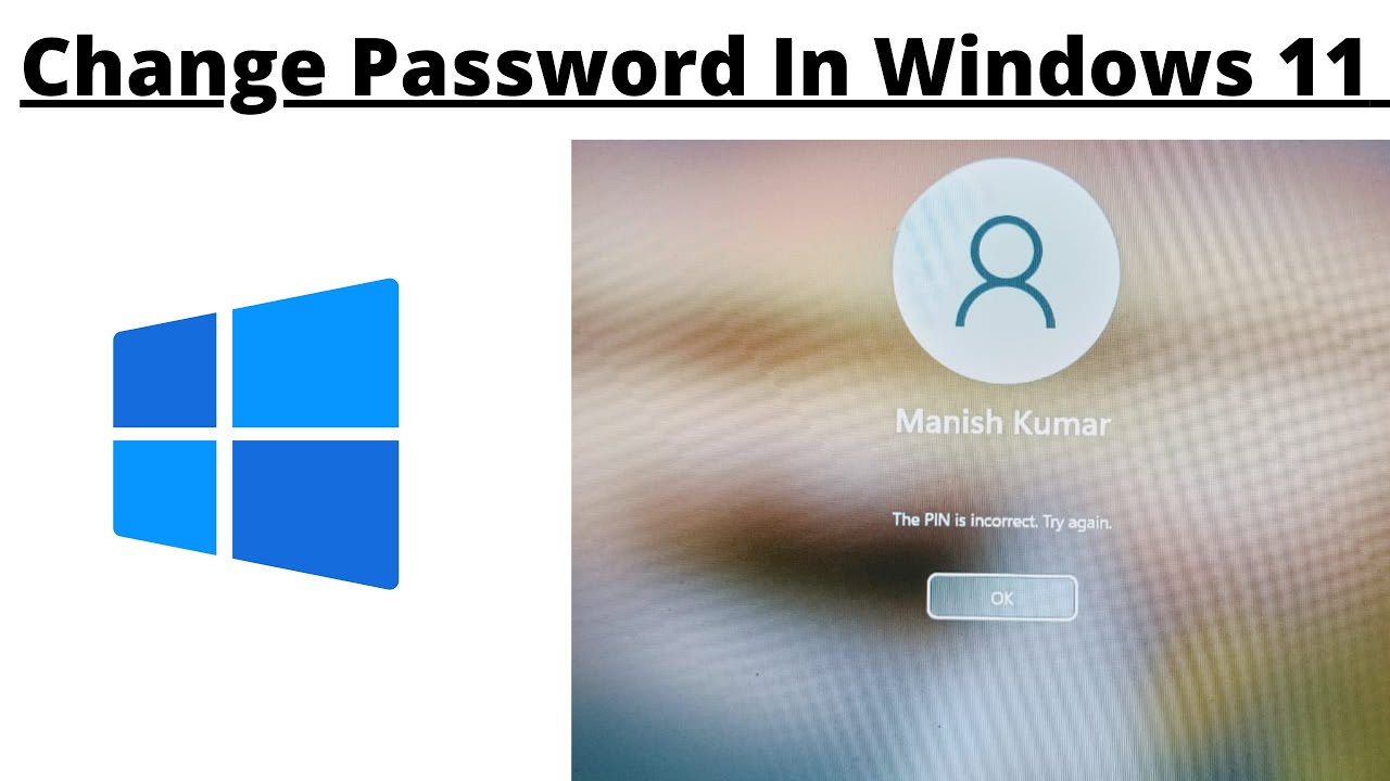 How To Change Password In Windows 11 | Basics Of Computer007 | - YouTube