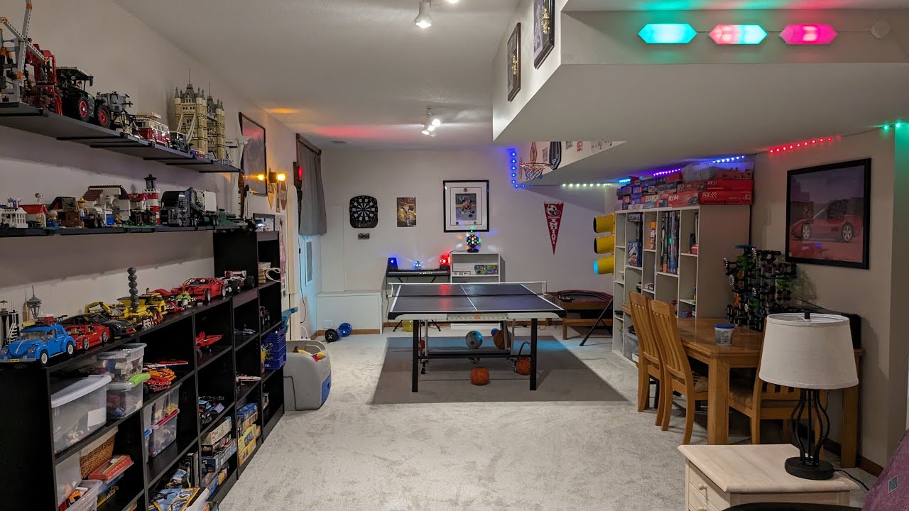 Basement Tour (FINISHED) - YouTube