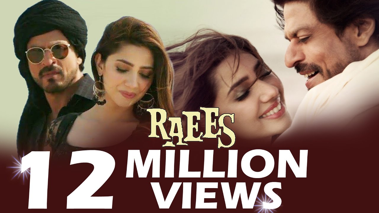 Zaalima Song - Raees - FASTEST 12 MILLION VIEWS Record - Shahrukh Khan ...