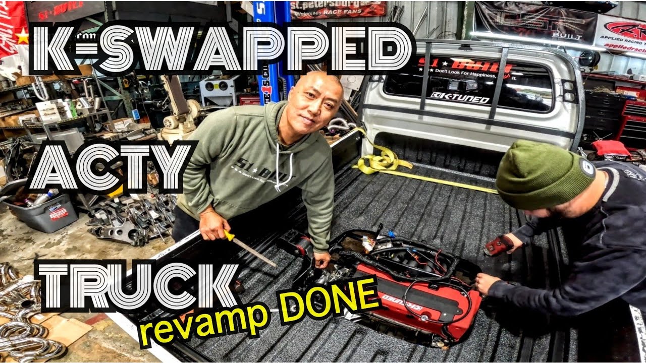 Revamp done on the K-SWAPPED ACTY TRUCK - YouTube