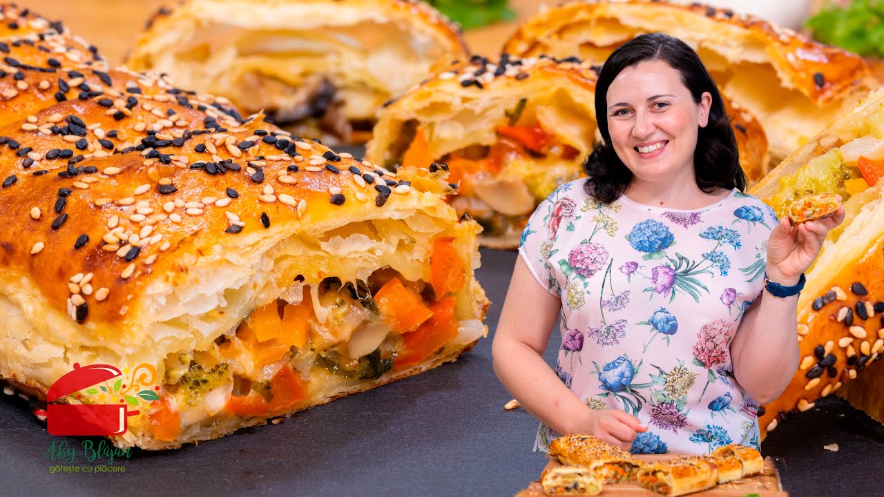 STRUDEL CU LEGUME - Nemaipomenit de Bun! #strudel #strudel cu legume # ...