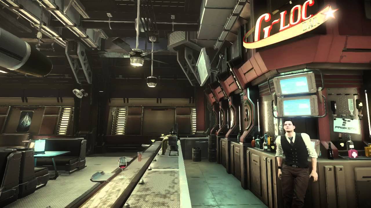 Star Citizen G Loc Standing at bar - YouTube