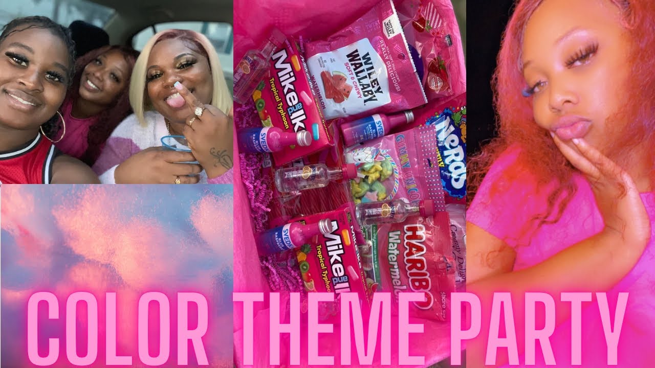 COLOR THEME PARTY |We all got drunk, Dancing, Joking Around & etc - YouTube