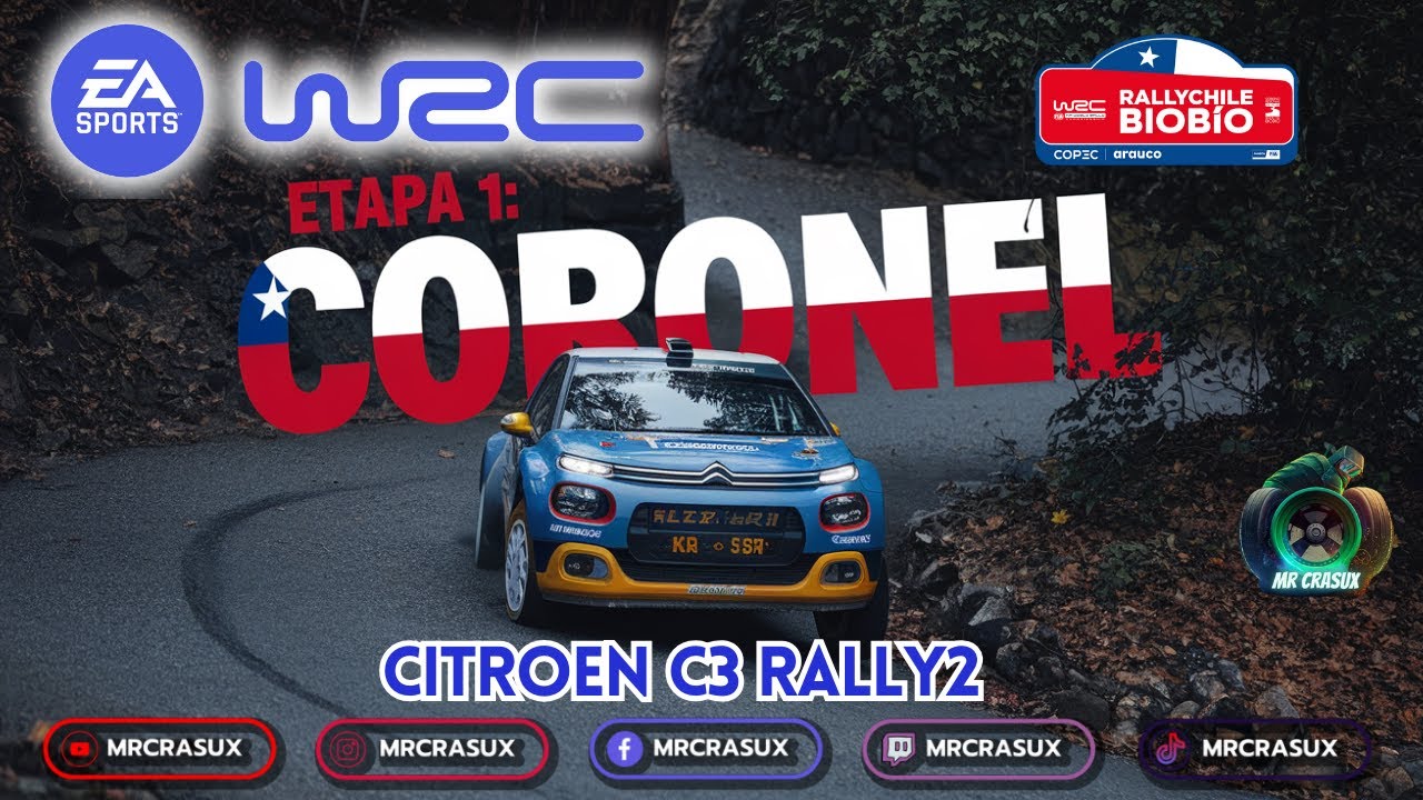 Rally Chile Bio Bio | Citroën C3 Rally2 | Etapa 1 Coronel | EA SPORTS ...