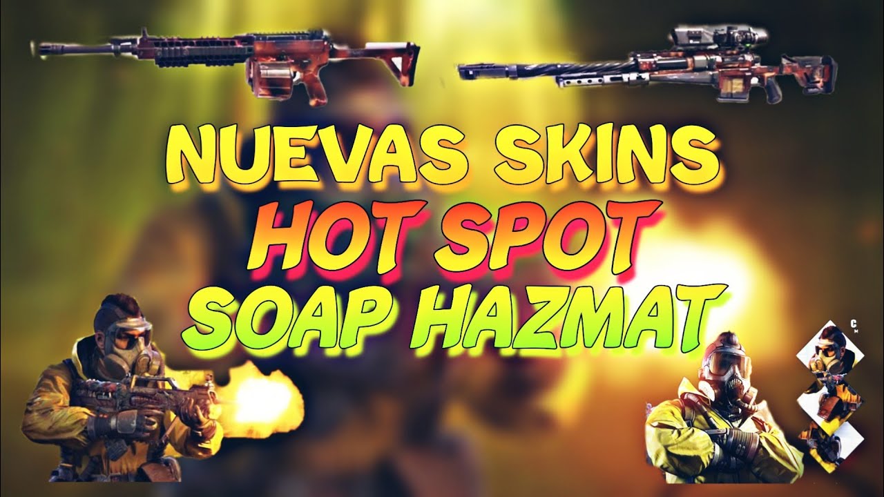 CALL OF DUTY MOBILE | NUEVAS SKINS "HOT SPOT" | NUEVO PERSONAJE "SOAP ...