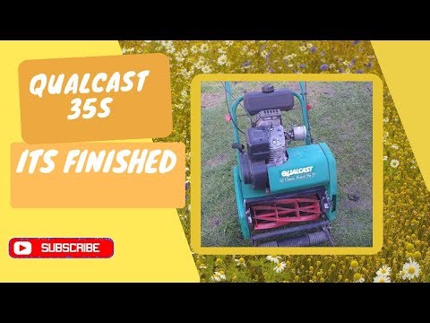 QUALCAST 35S LAWNMOWER NOW FINISHED - YouTube