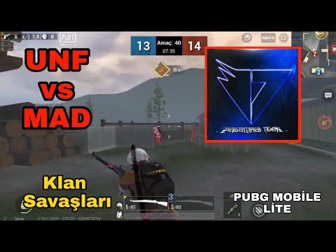 UNF vs MAD !! PUBG MOBİLE Lite Klan Savaşları