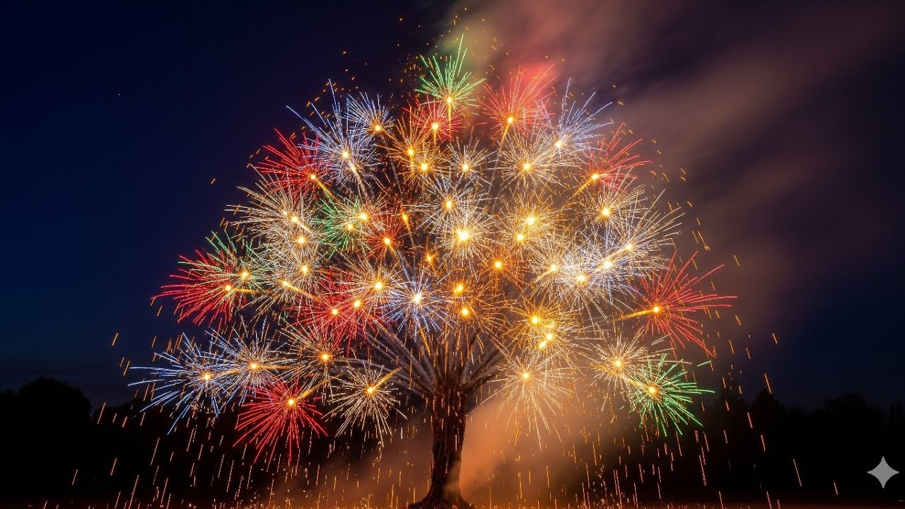 Tree of Light! (DIY Firework Show) | The Firework Tree: An Amazing ...