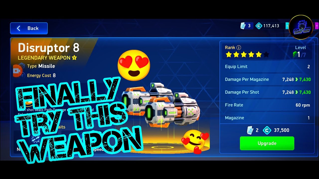 Finally try disrupter in mech arena - YouTube