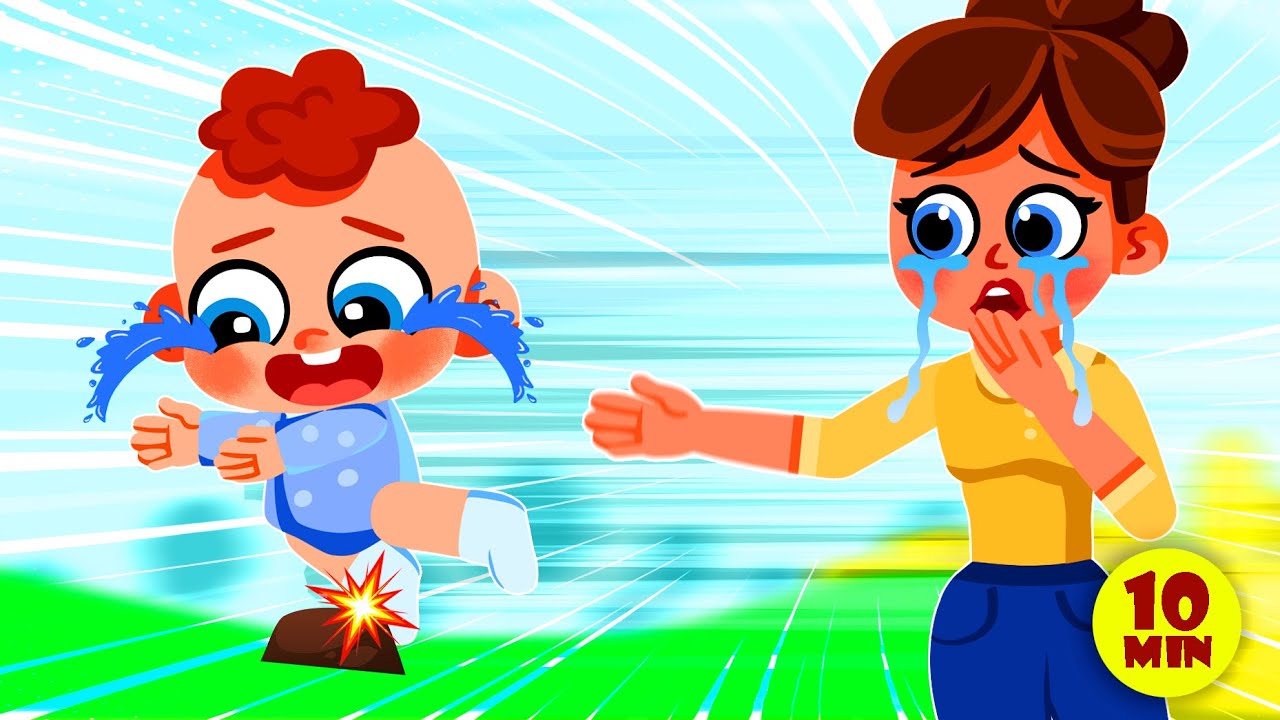 Baby Don't Cry 😭 | Boo-Boo Song for Kids And Nursery Rhymes - YouTube