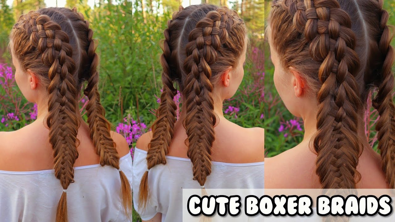 Double 5-Strand Braids into Woven Fishtail Braids | Back to School ...