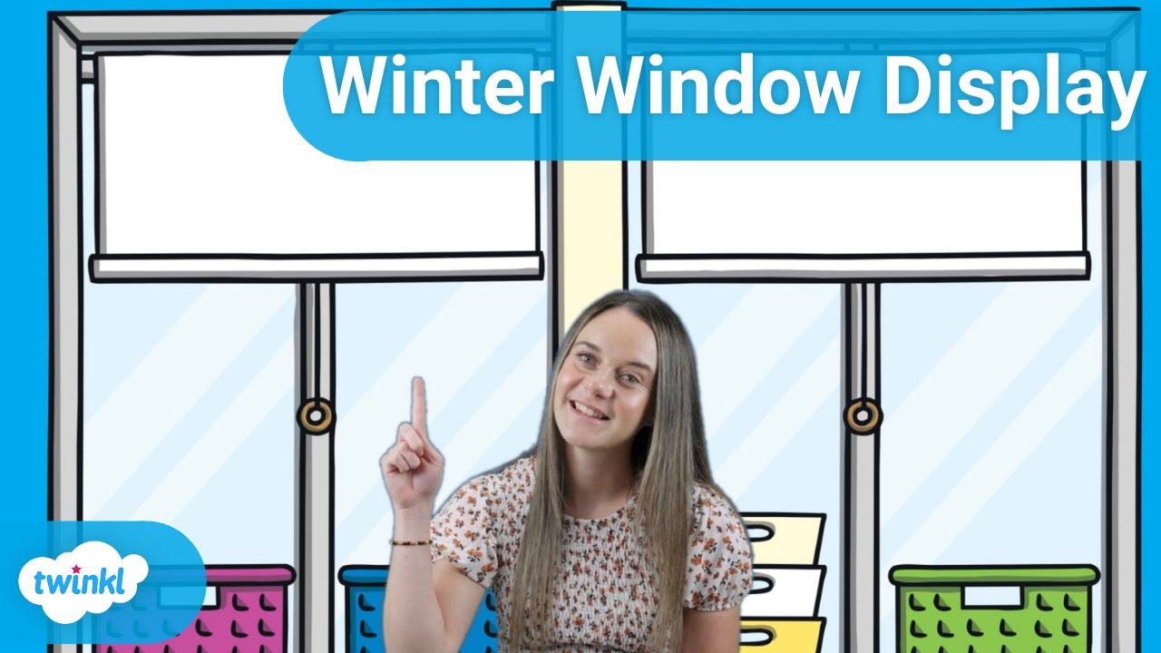 Winter Classroom Display | Winter Window Display - YouTube