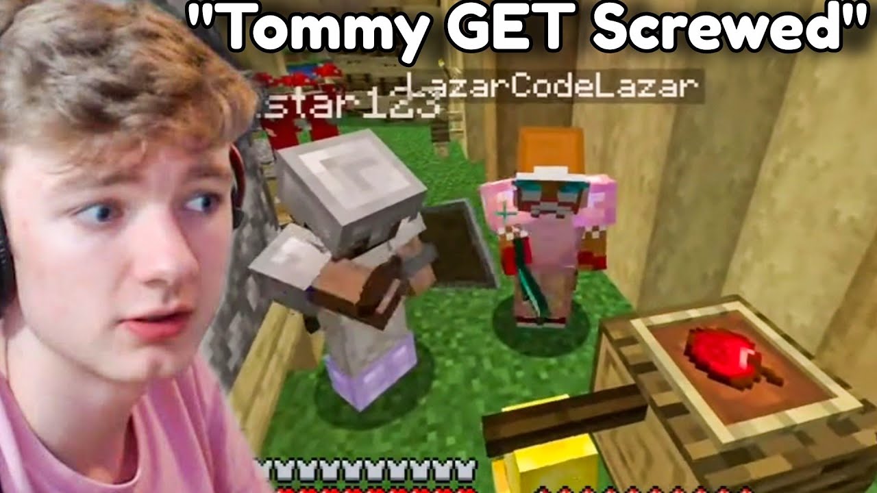 Tommyinnit is about to get Pranked by Technoblade Vikkstar & Lazarbeam ...