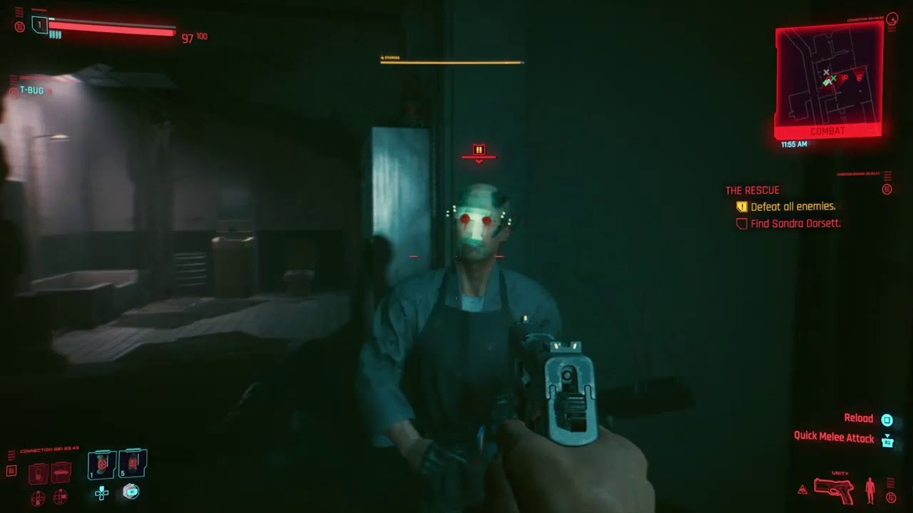 Cyberpunk 2077 - The Rescue - Defeat all enemy - Defeat Scavenger ...