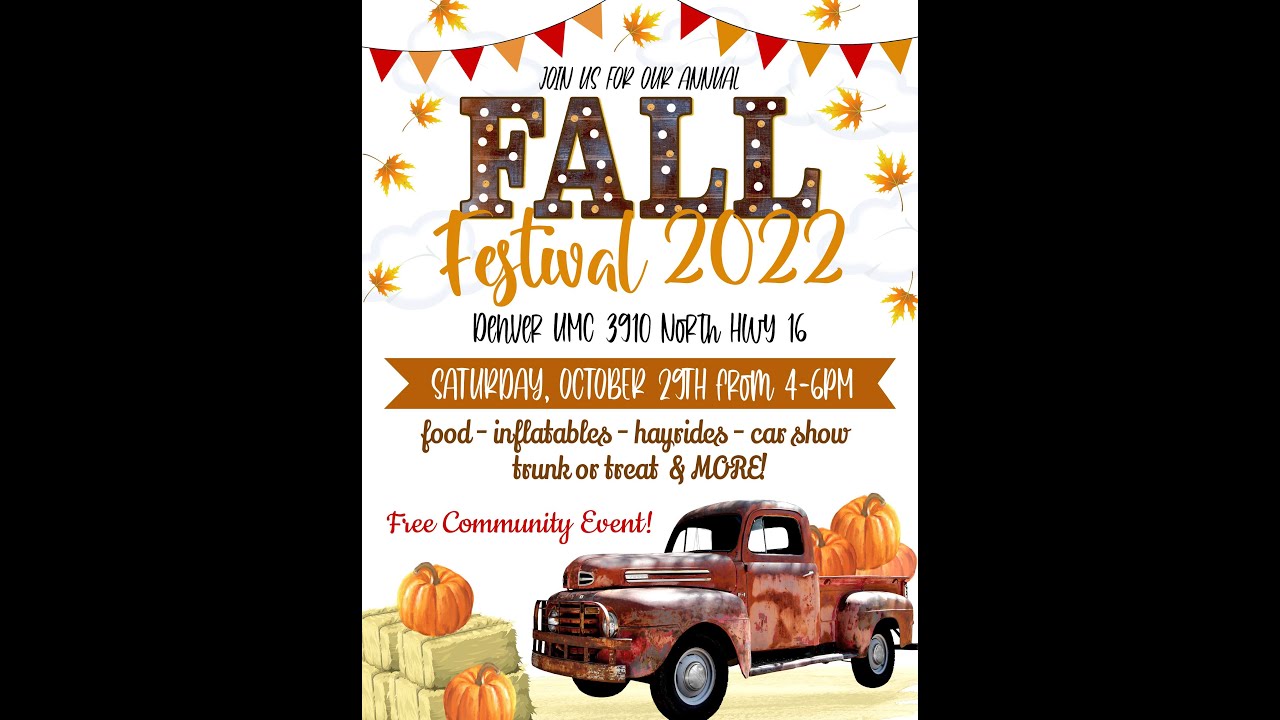 Fall Festival {October 29, 2022} - YouTube