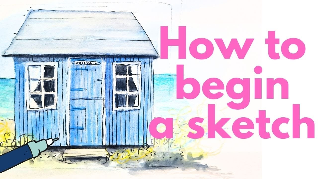Urban Sketching for absolute beginners: You can sketch this beach house ...