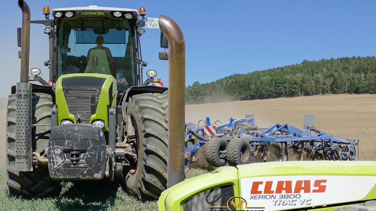 SOUND KÖNIG!😎👆🏻DER CLAAS XERION 3800 Mit dem guten alten klang I Feld ...