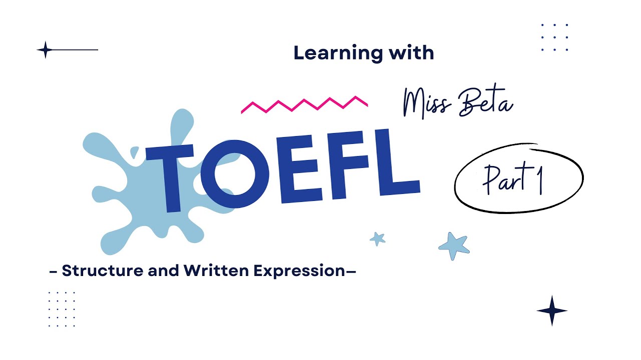 TOEFL Grammar Test 1, Numbers 1-15 - YouTube