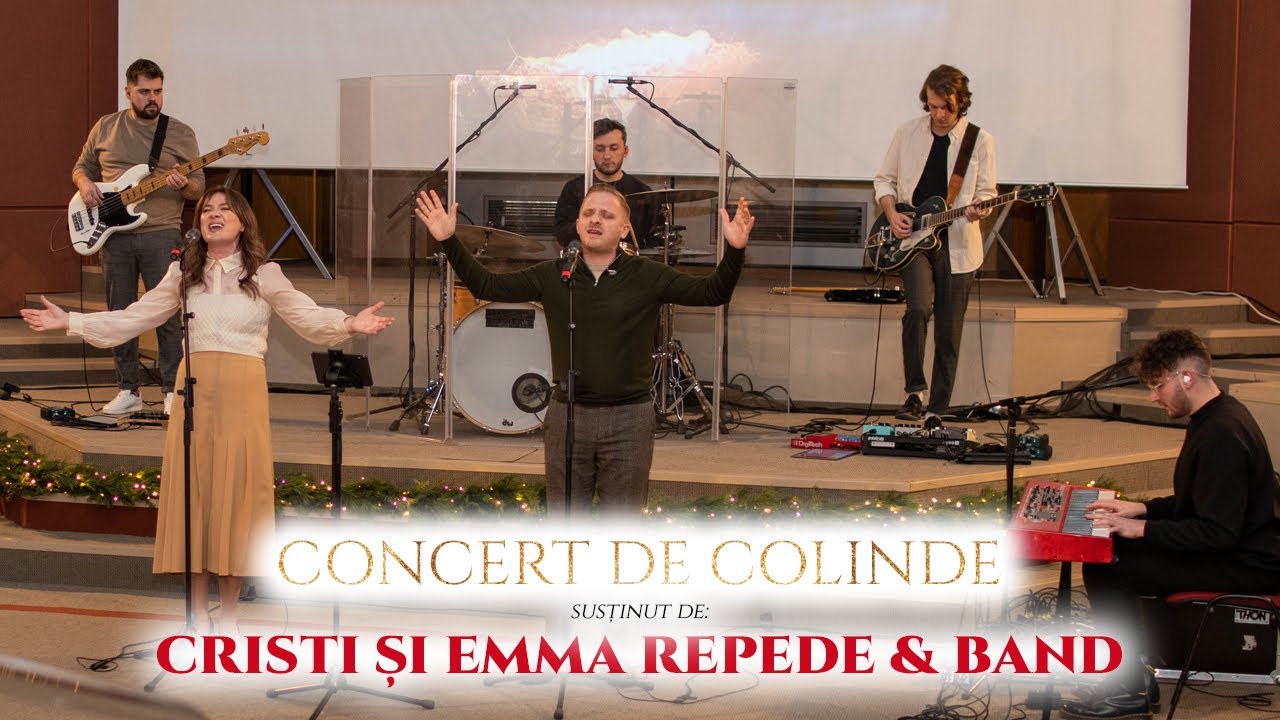 Concert de colinde susținut de Cristi și Emma Repede & Band - YouTube
