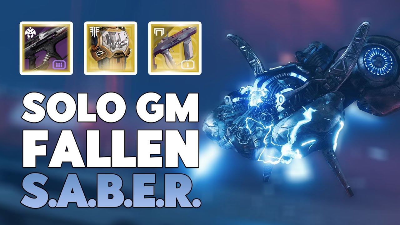 [Destiny 2] Solo Grandmaster Nightfall Fallen S.A.B.E.R with Titan ...