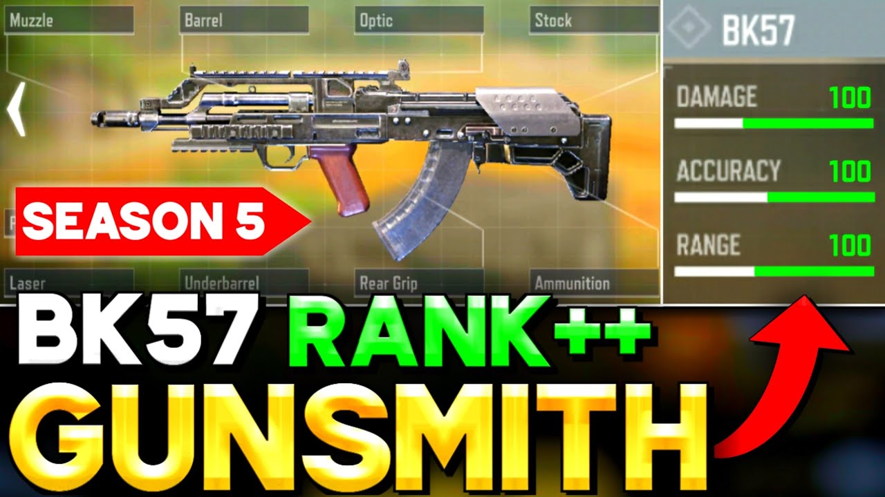 BK57 Best GUNSMITH in COD Mobile (AGGRESSIVE) | BK57 Best ATTACHMENTS ...