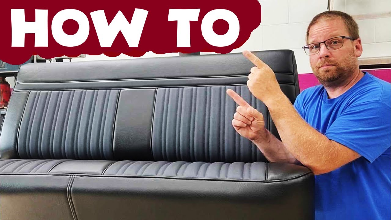 Reupholstered SQUARE BODY Seat Worth $1200 ? - YouTube